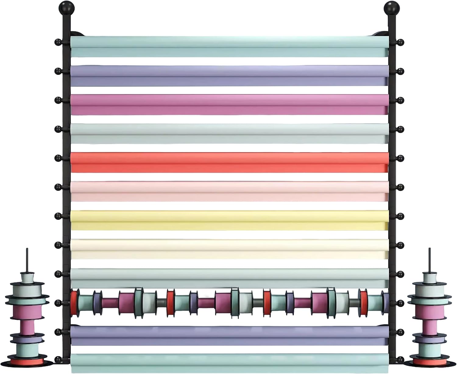 Amazon.com: FWTXZTER Wrapping Paper Wall Rack, 12-Layer Wrap Organizer ...