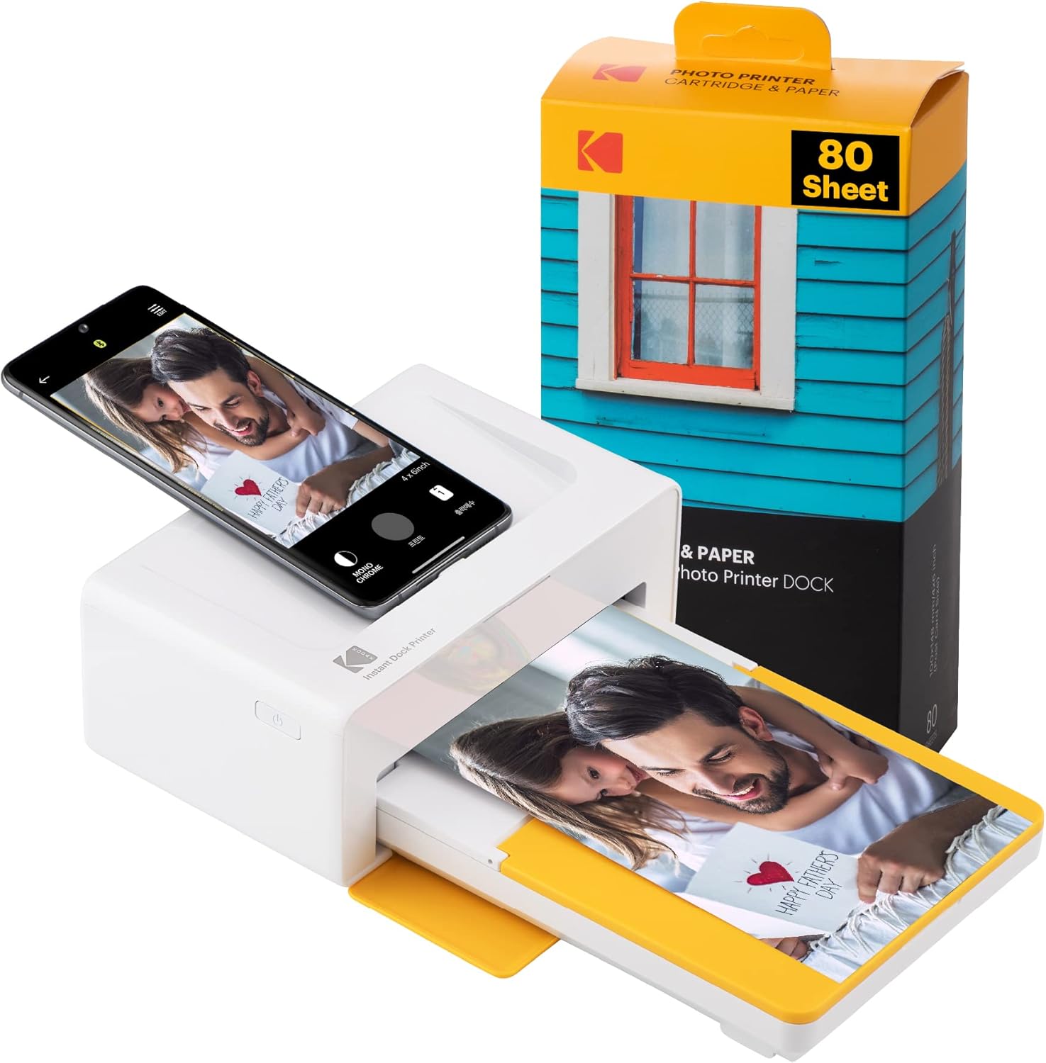 KODAK Impressora fotográfica instantânea Dock Plus 4PASS (10 x 15 cm ...