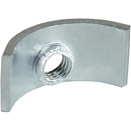 Amazon.com: M6 6mm Threaded Half Moon Mini Luna Washers Nuts for Bunk ...