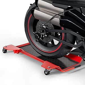 Amazon.com: Premium Motorcycle Center Stand Rolling Dolly with 360 ...