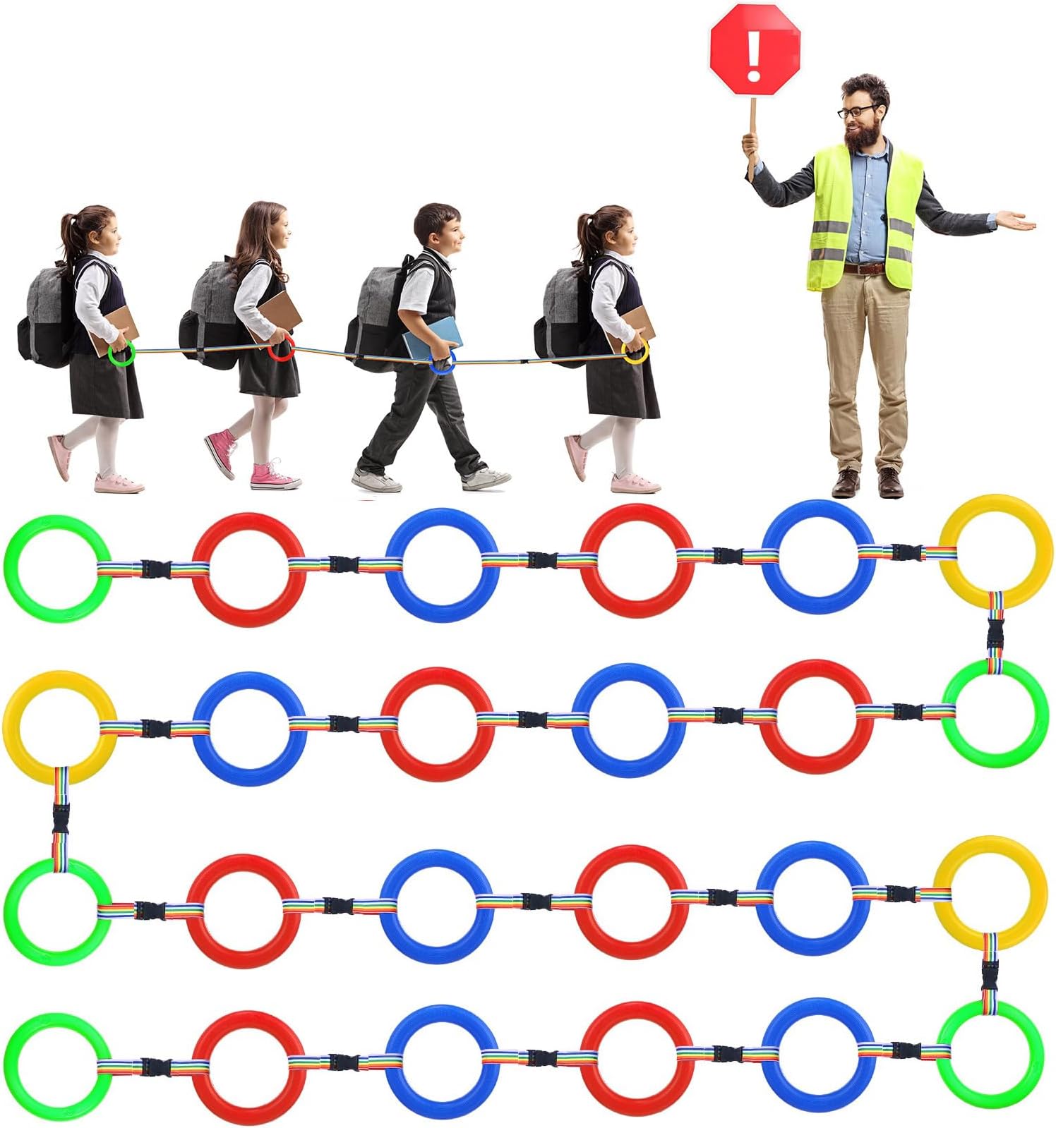 Amazon.com : Berlune 36 Pack Walking Ropes Preschool Kids Child ...