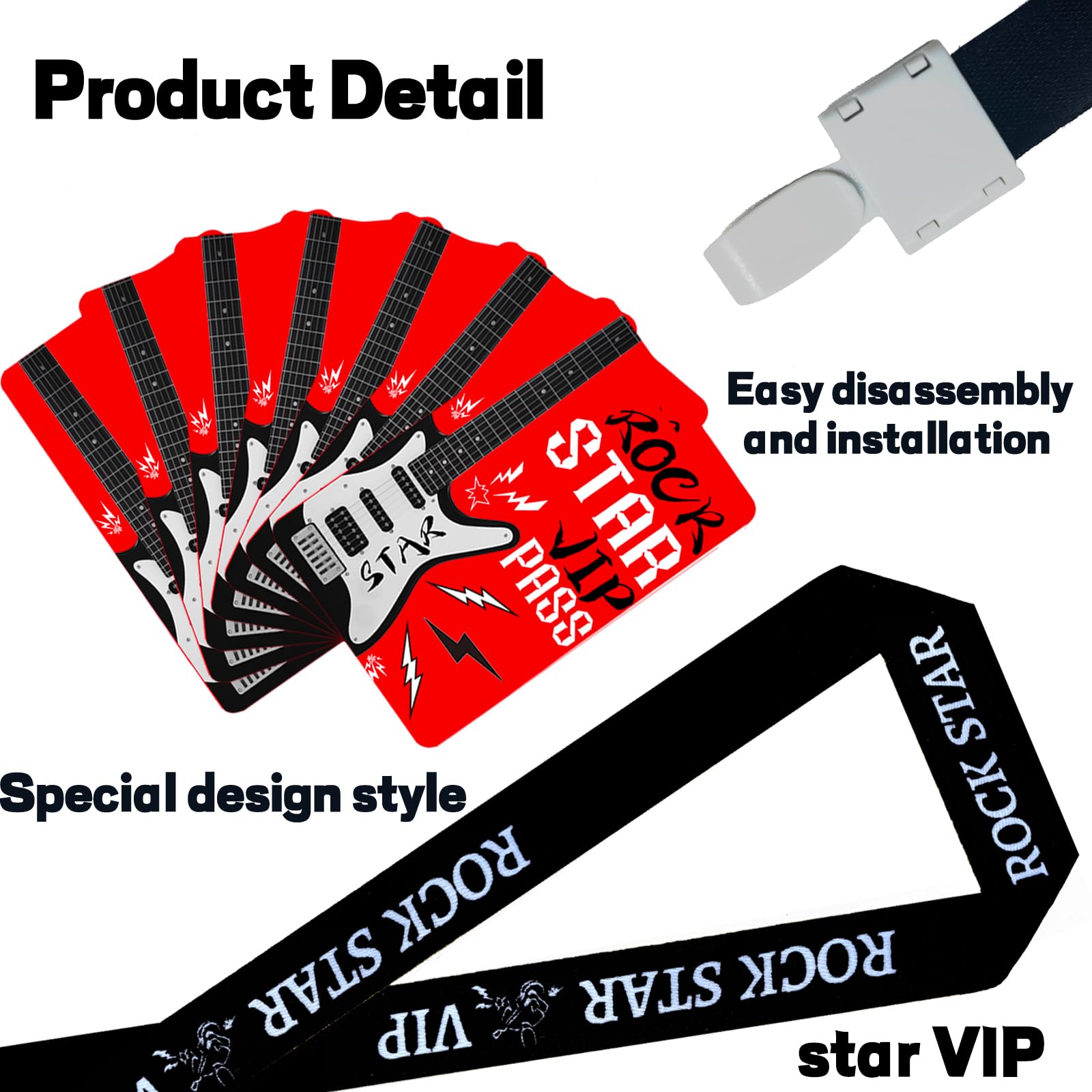 Invitation Rock Star Lanyards