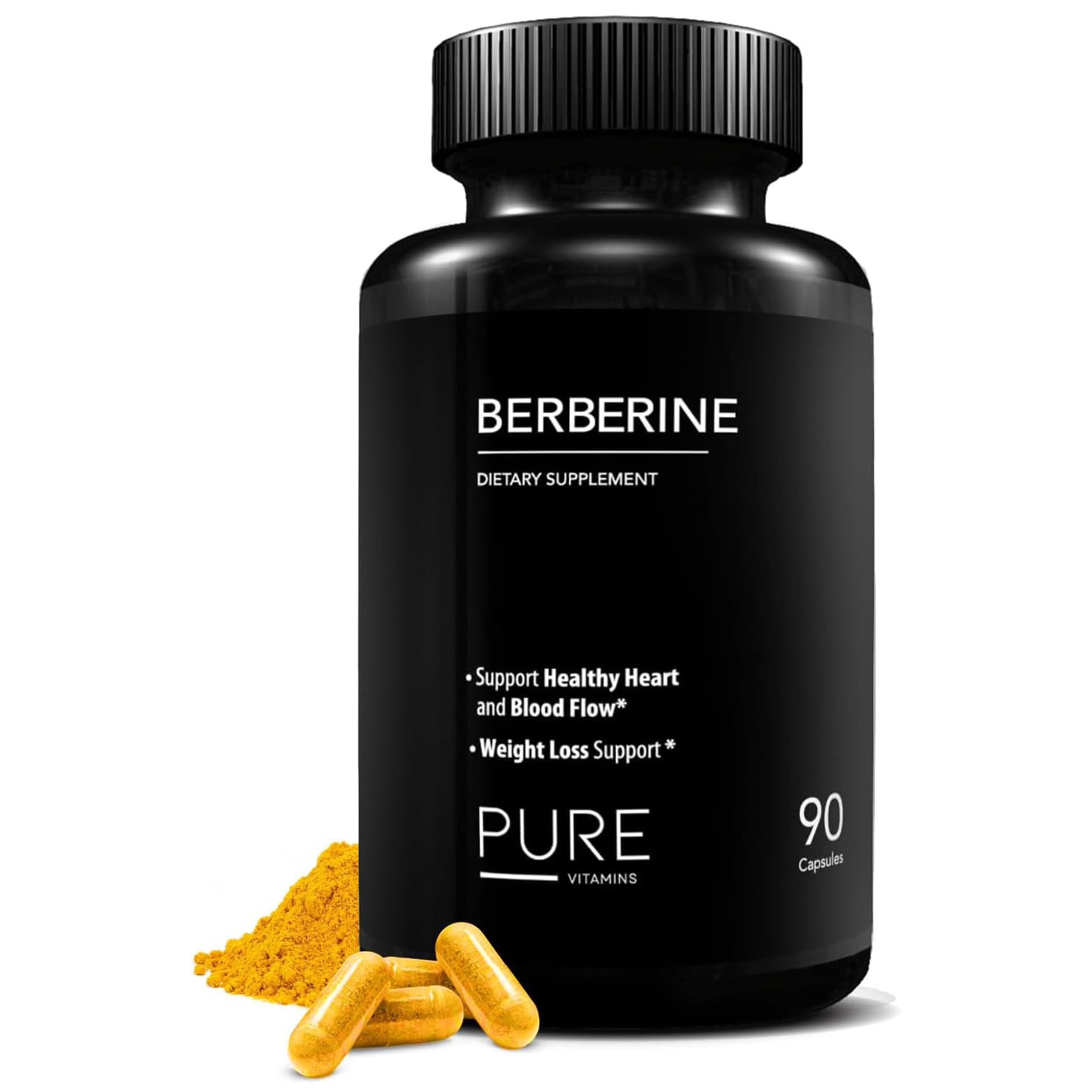 Amazon.com: Pure Vitamins Natural Blood Sugar Support & Cardiovascular ...