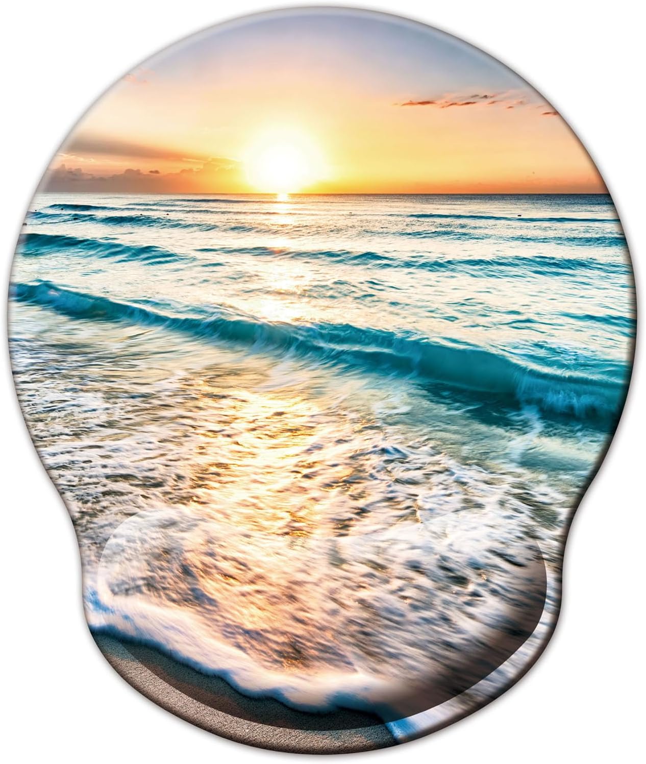 Amazon.com: Mouse Pad with Wrist Support, Ergonomic Mouse Pad with ...