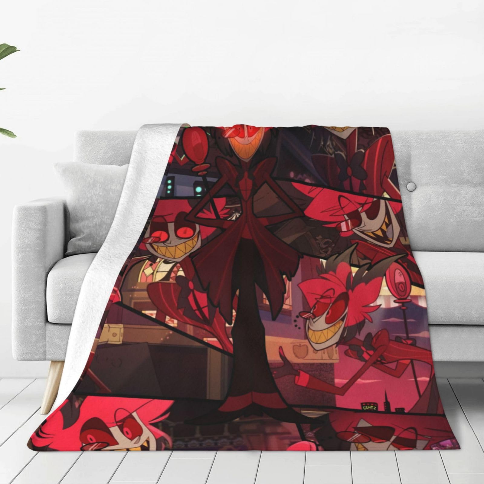 Amazon.com: Hazbin Hotel Alastor Blanket Soft Plush Flannel Fleece ...