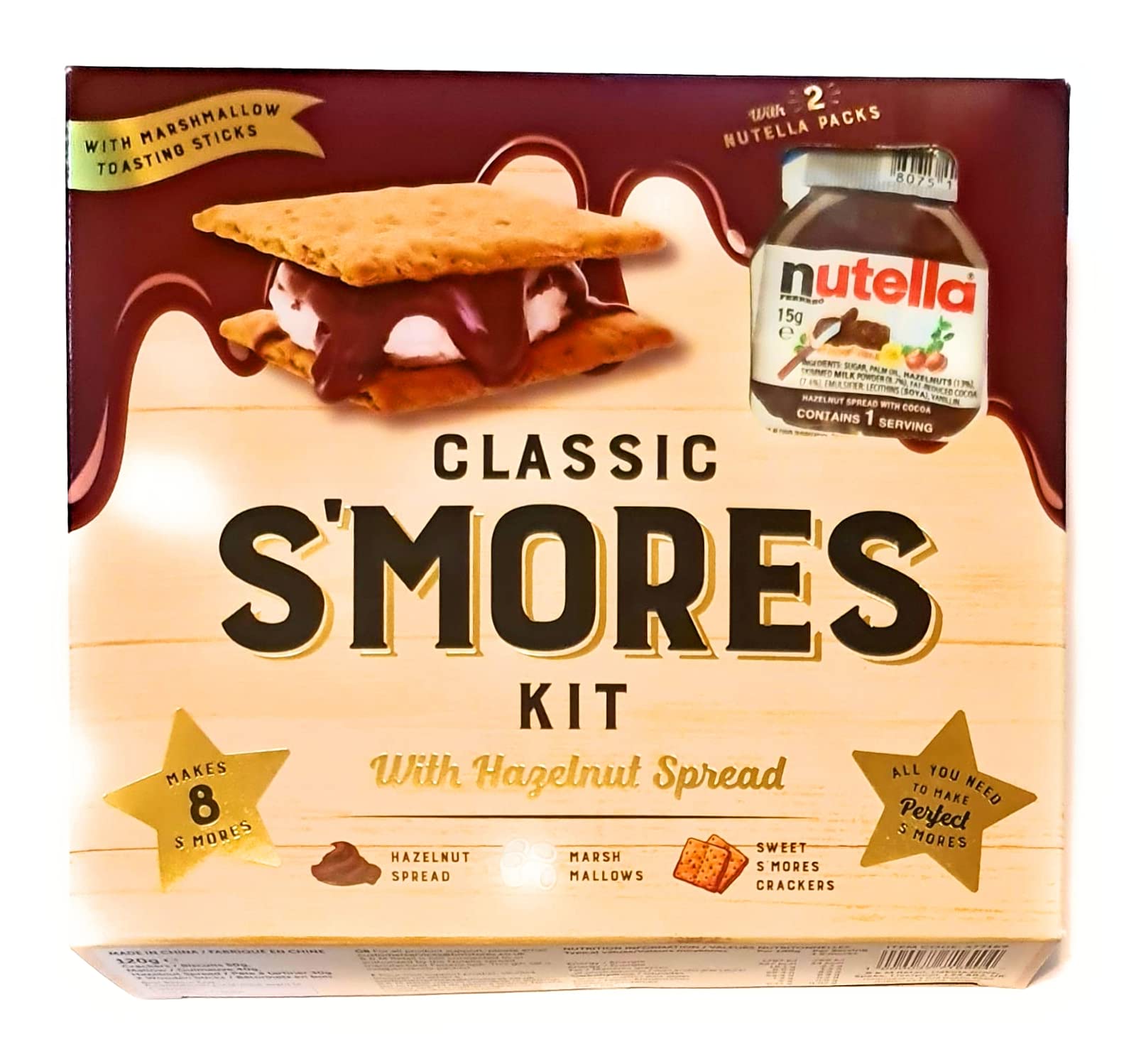 Smores Making Kit - S'mores Indoor or Outdoor Toasting Gift Set ...