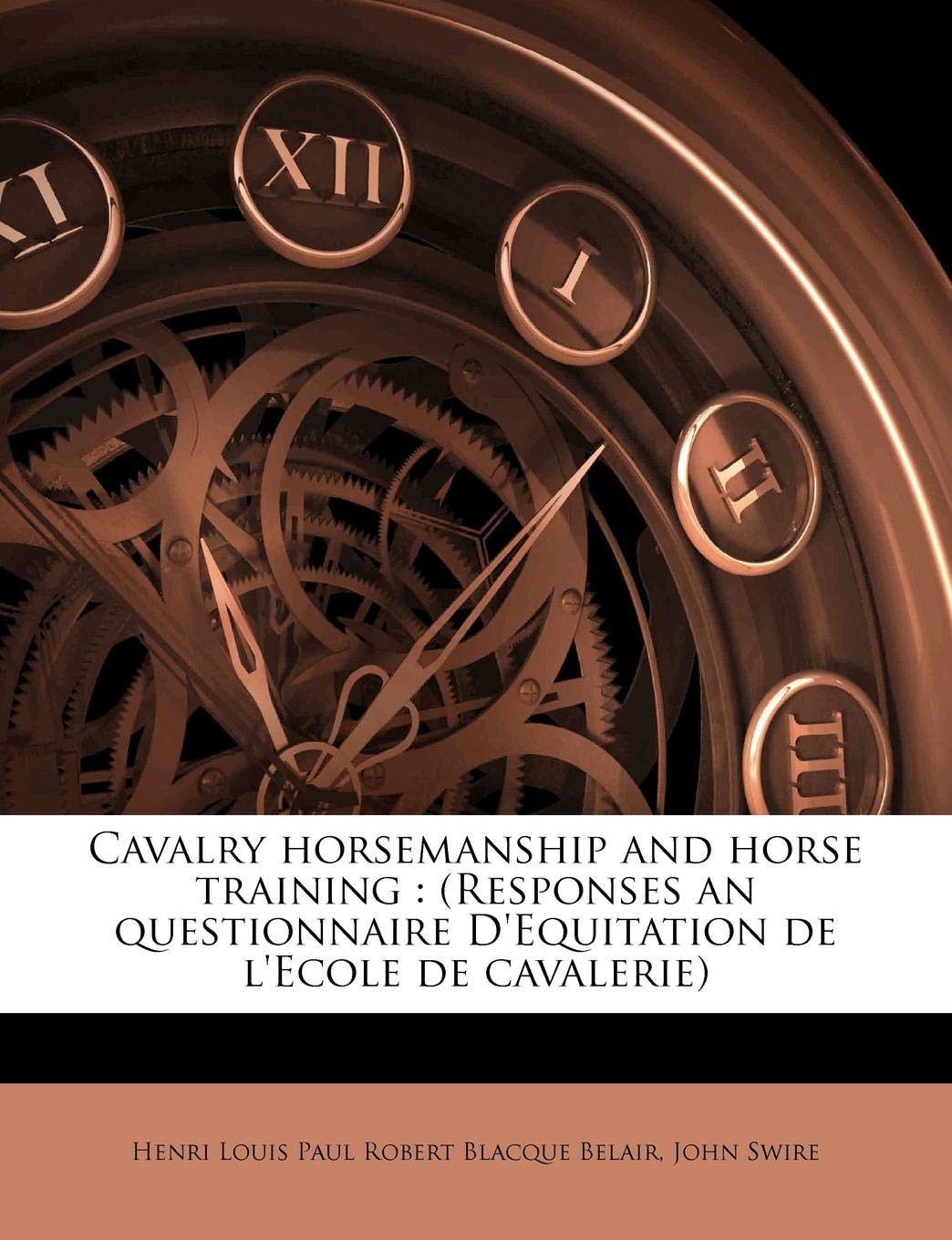 Cavalry horsemanship and horse training: (Responses an questionnaire D ...