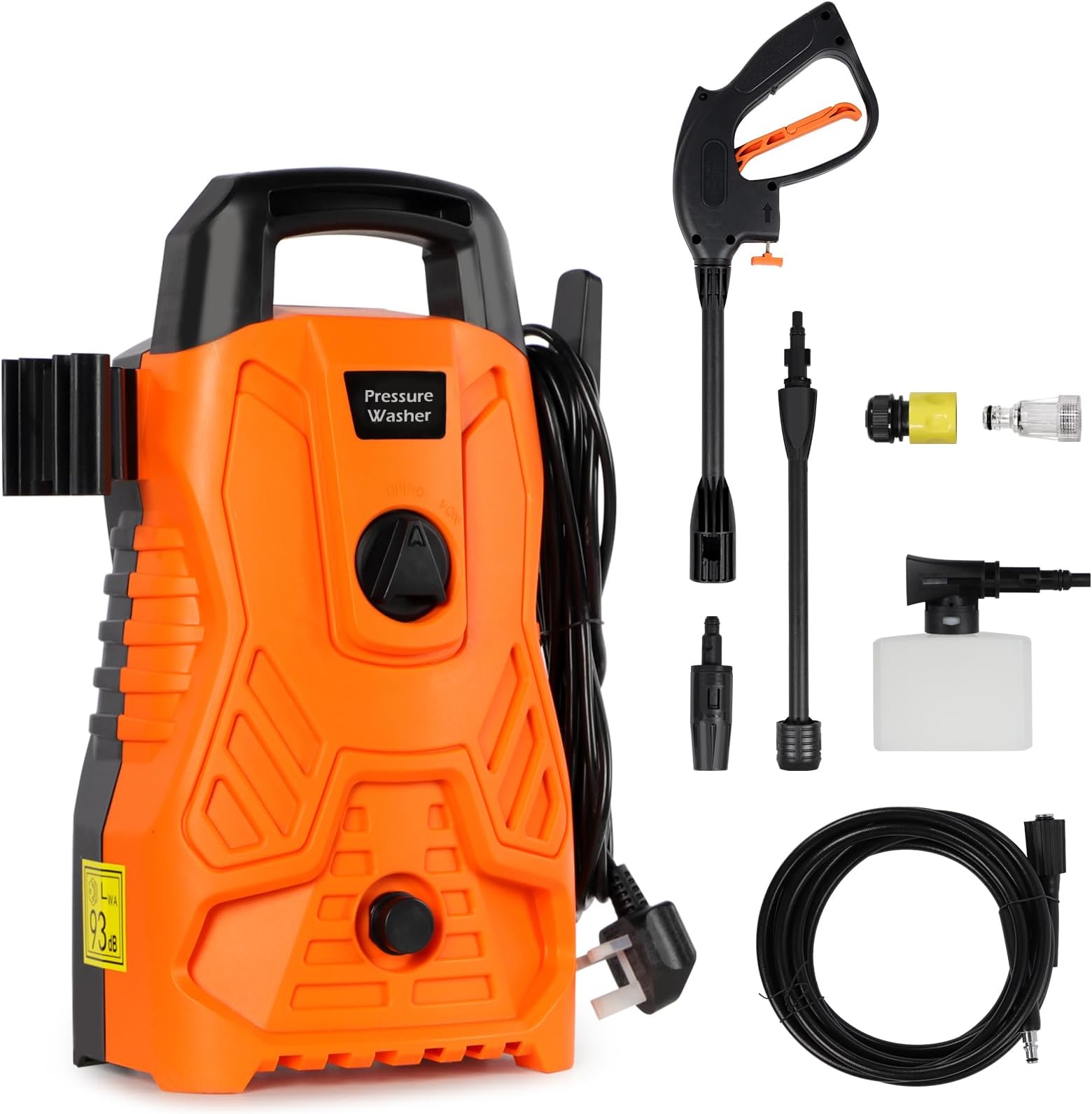 AVA Pressure Washer Easy P40 X-Large Bundle, 120 Bar 390 LPH 1700W ...