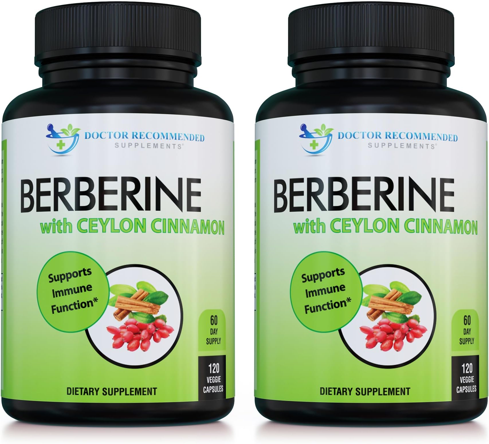 Amazon.com: Berberine with Ceylon Cinnamon - 1200mg Berberine & 100mg Organic Ceylon Cinnamon ...