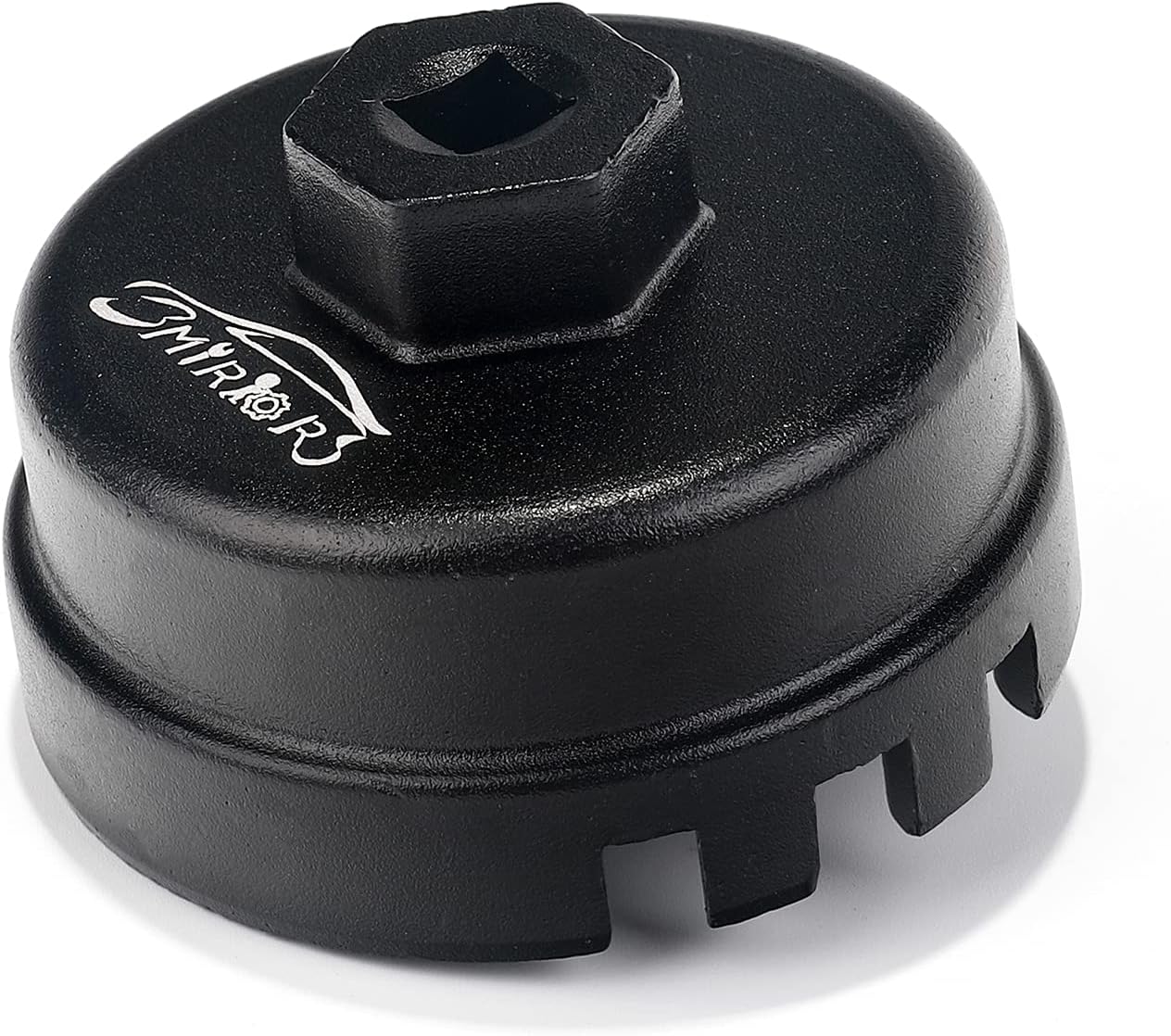Esoldnic 64mm 14 Flutes Oil Filter Wrench Cap 1/2'' Drive Oil Filter ...