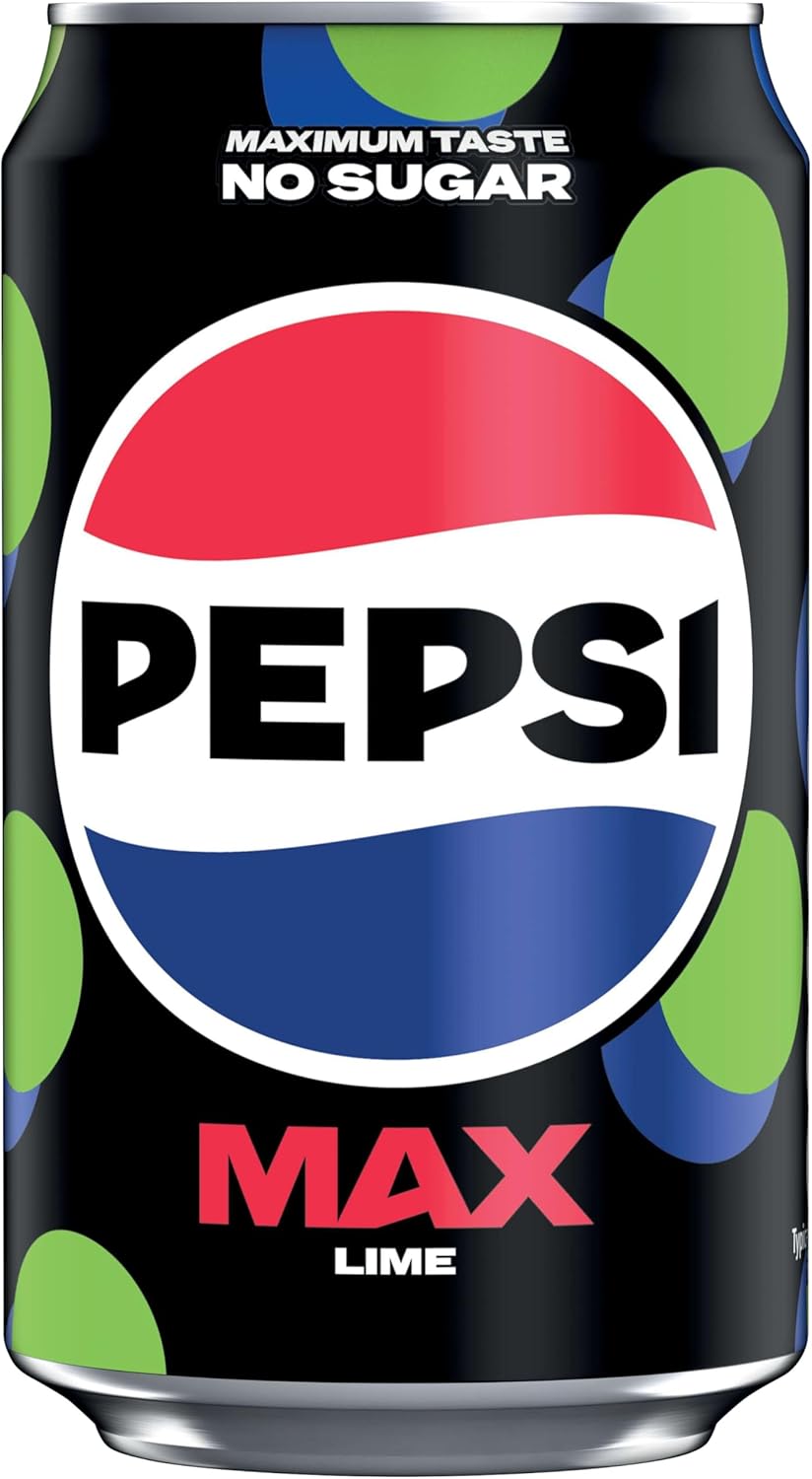 Pepsi Max Lime 24 x 330ml Cans : Amazon.co.uk: Grocery