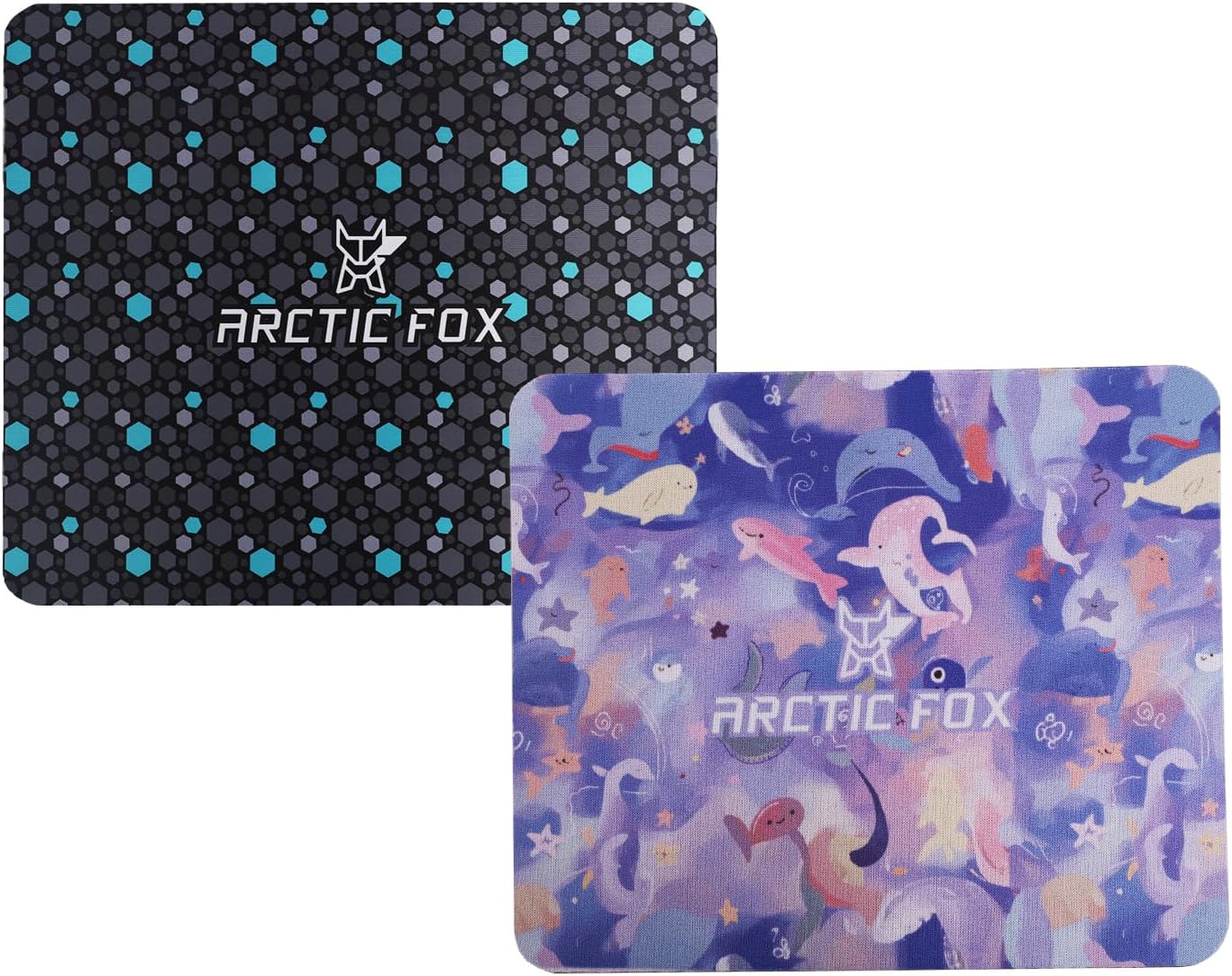 Arctic Fox Mouse pad for All Mouse sensors | Non-Slip Rubber Base|3 mm ...