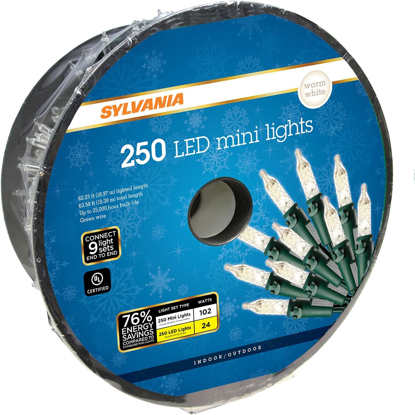 Amazon.com: SYLVANIA LED Mini Christmas Lights, Warm White : Tools ...