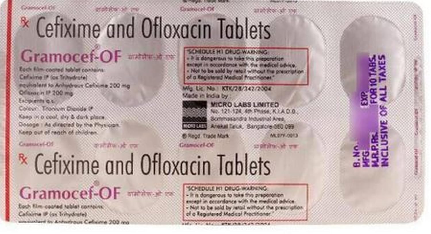 Gramocef-of 200 mg /200 - Strip of 10 Tablets : Amazon.in: Health ...