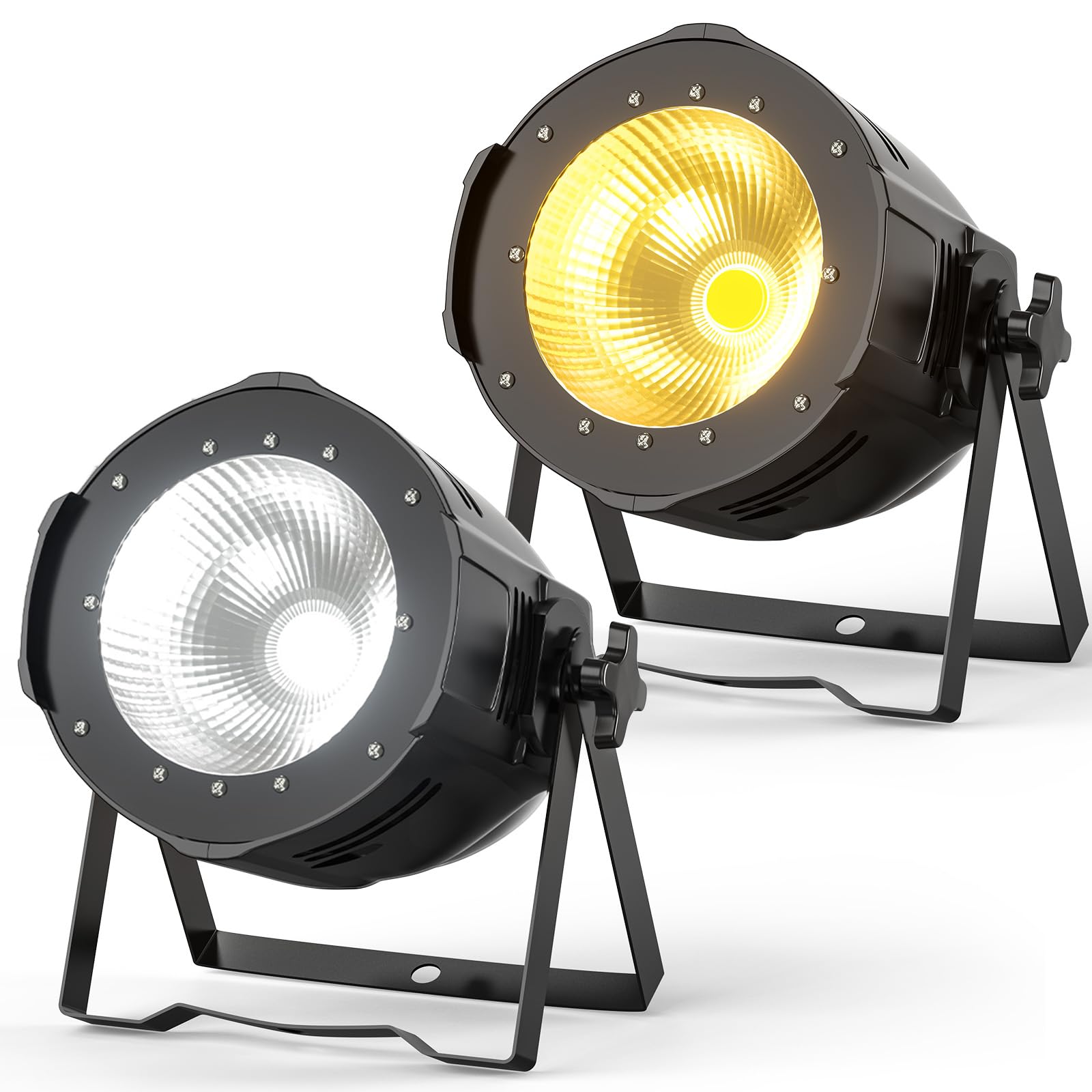 Amazon.com: SEBRUANC 100W Spotlight COB Stage Lights, Party Lights Warm ...