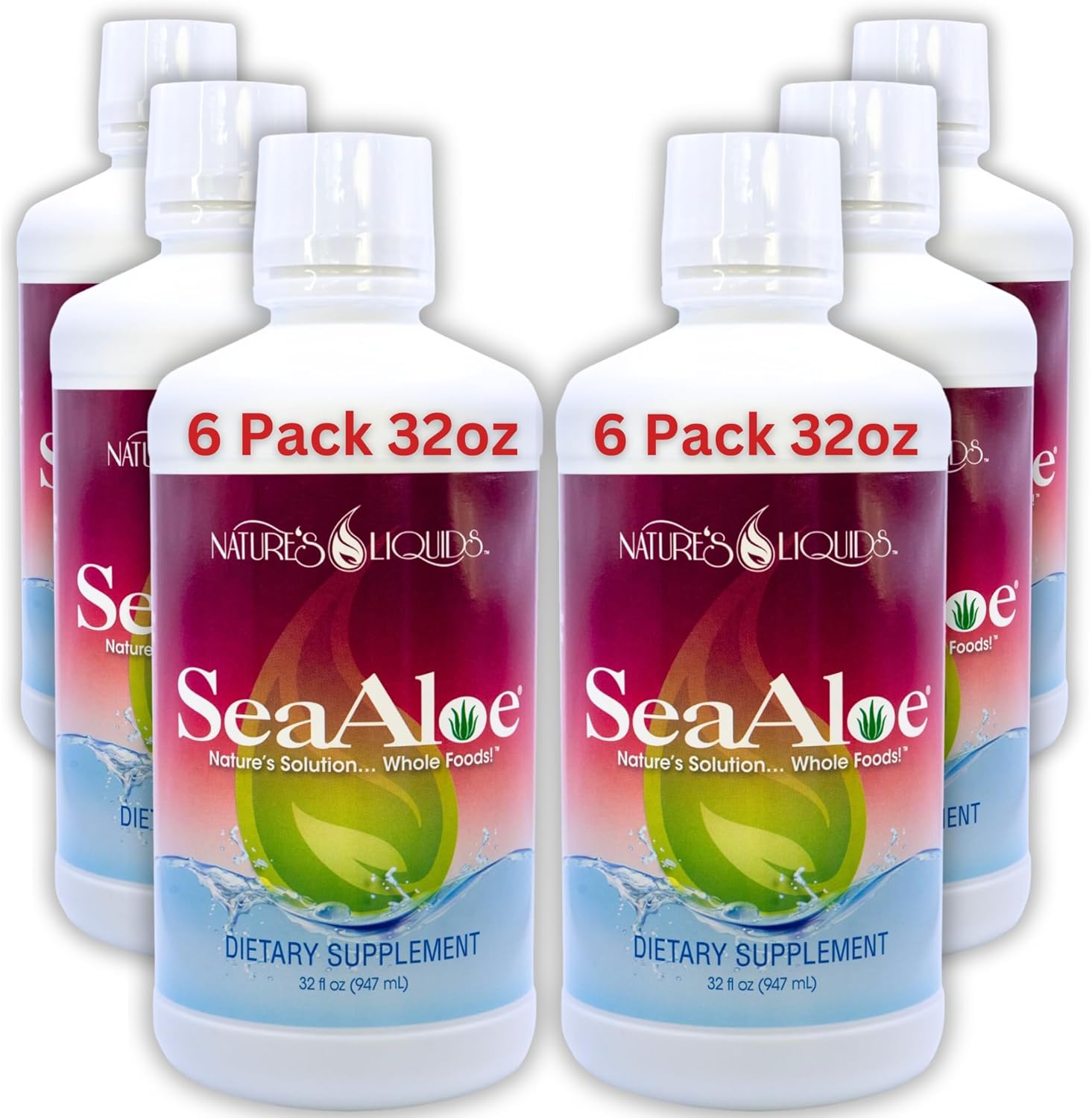 Amazon.com: SeaAloe Nature's Liquids Aloe Vera Juice Oceanic Elixir ...