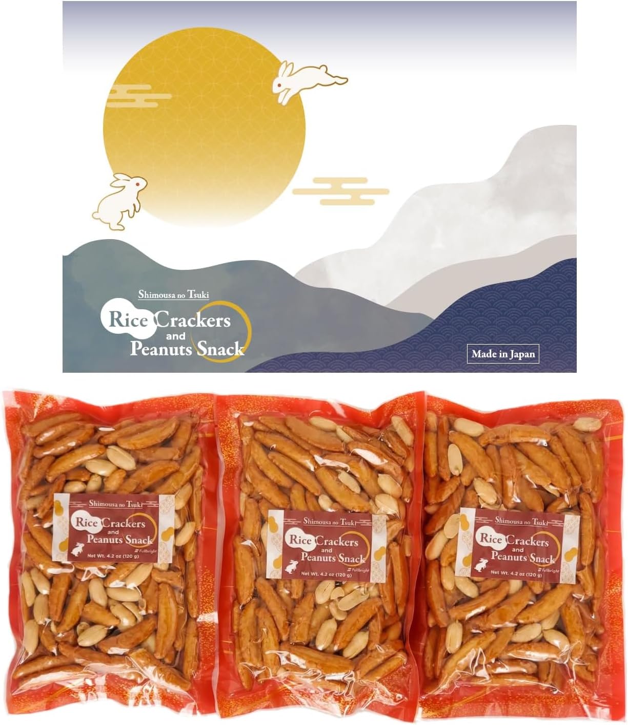 Amazon.com: Kameda Seika Kakinotane Rice Cracker with Peanuts 200g 7 ...