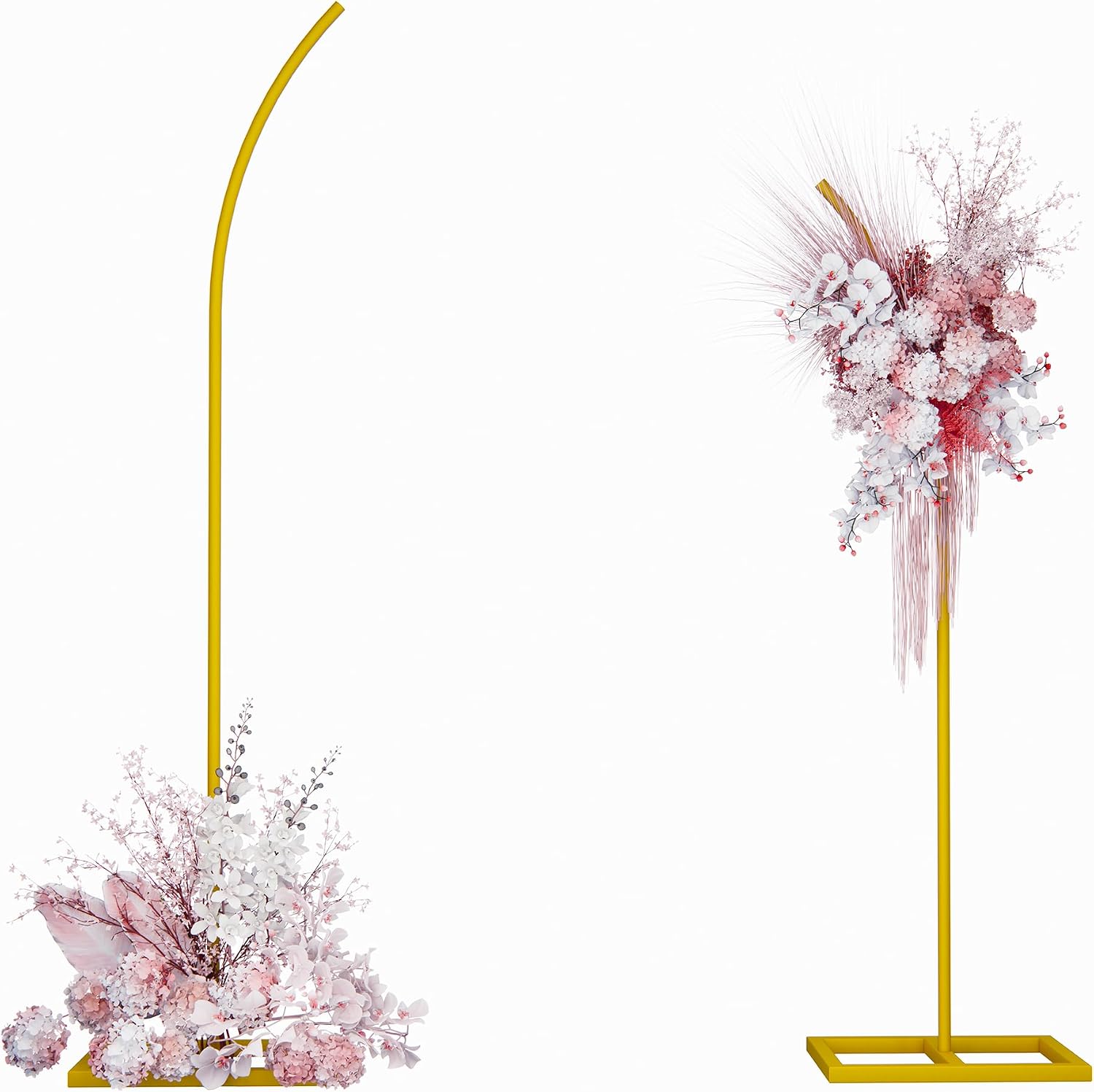 Amazon.com : AMDERVEN Balloon Arch Stand Kit - Metal Arch Backdrop ...