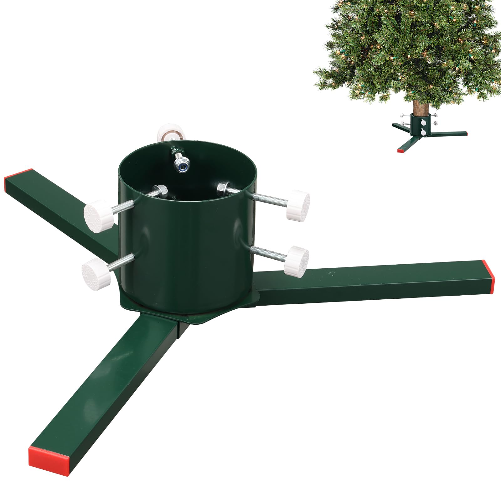Amazon.com: Real Christmas Tree Stand, Detachable Sturdy Christmas Tree ...