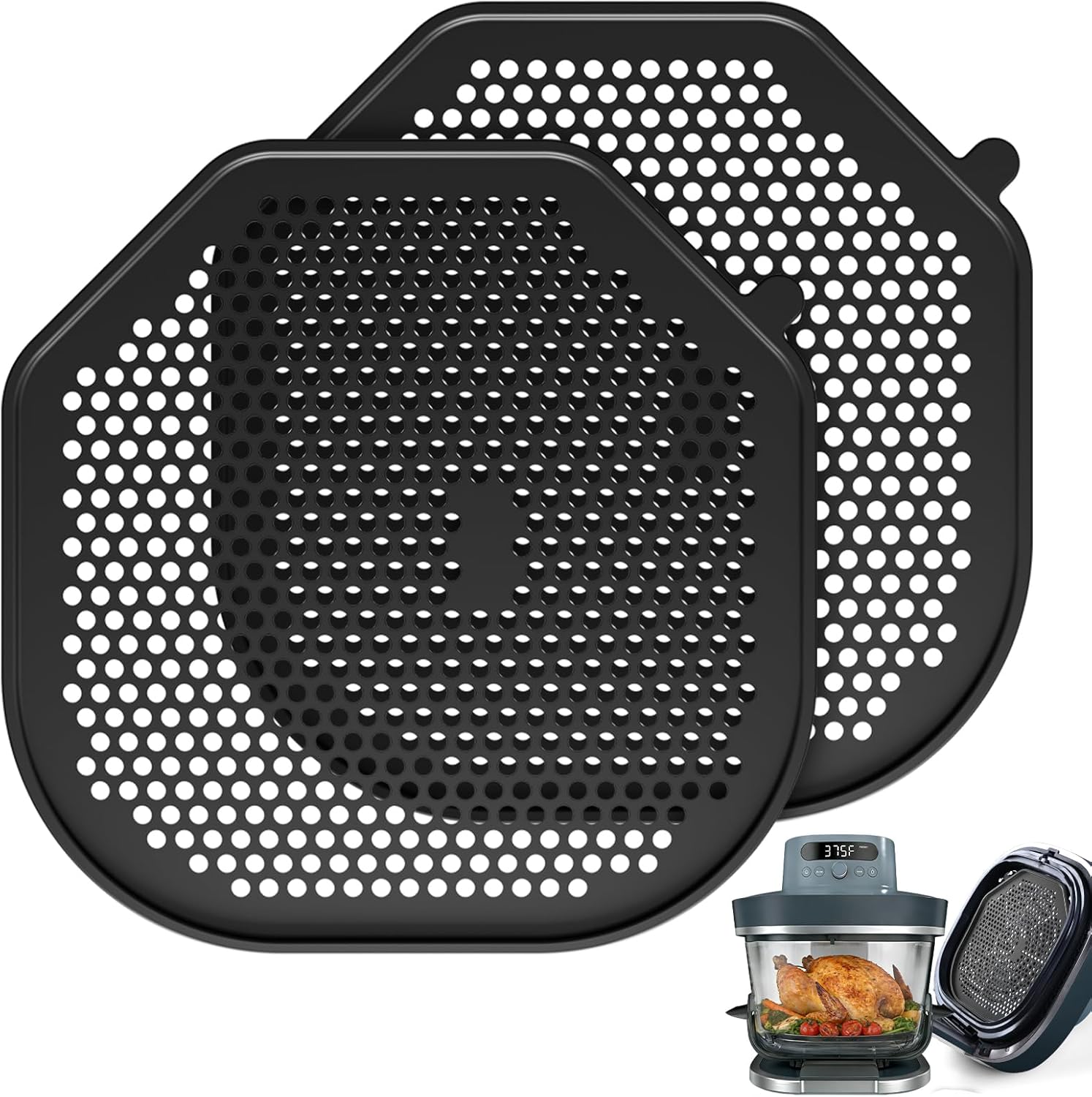 Amazon.com: 2 PCS Silicone Splatter Shield Heat-Resistant Splash Guard ...