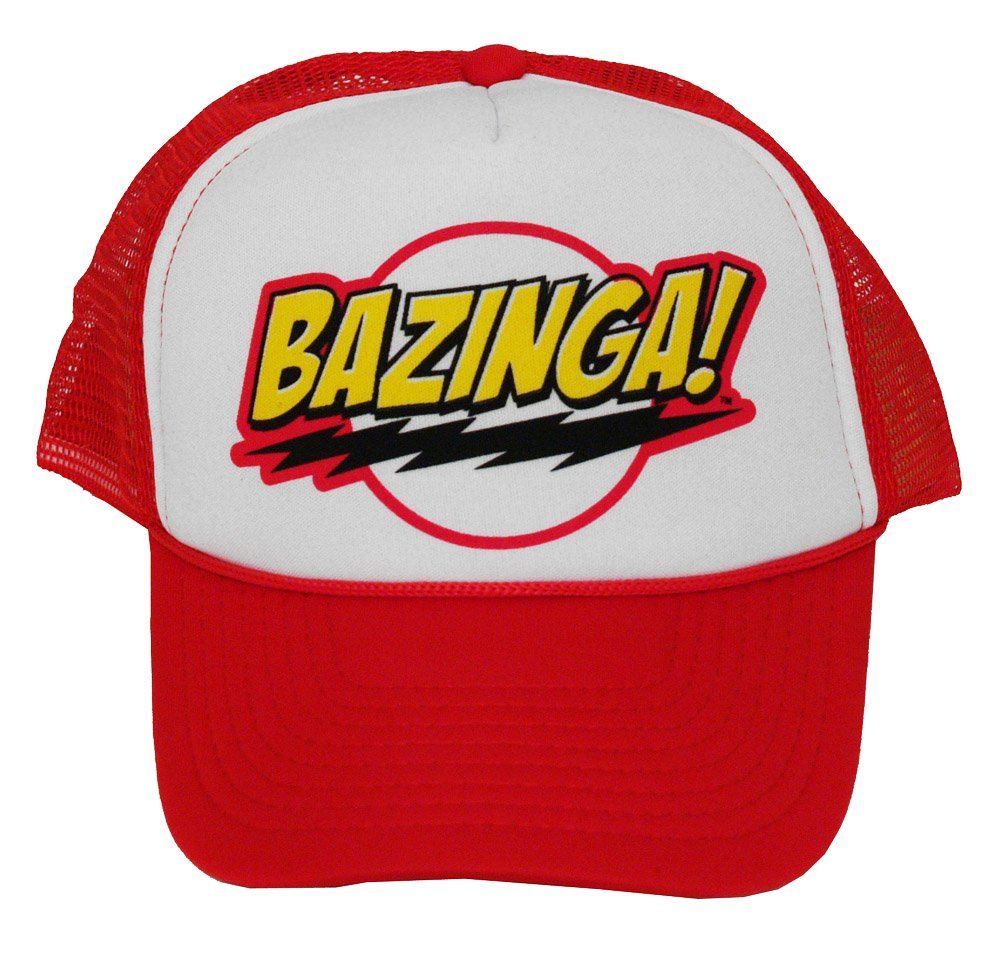 Amazon.com: Big Bang Theory Bazinga Trucker Hat Multi-Colored ...