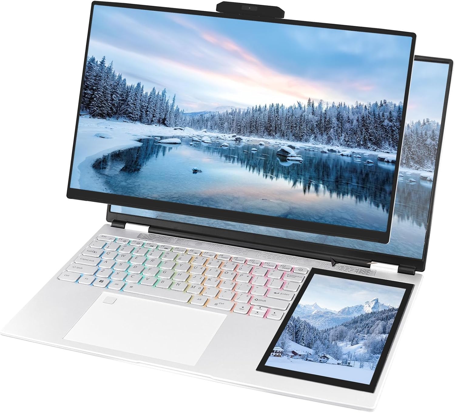 Amazon.com: BINTEC 15.6 Inch LCD Screen + 7 Inch Touch Screen Dual ...