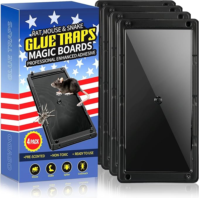 Amazon.com : OSVDO Rat Trap, Large Chipmunk Traps, Mouse Glue Traps for ...