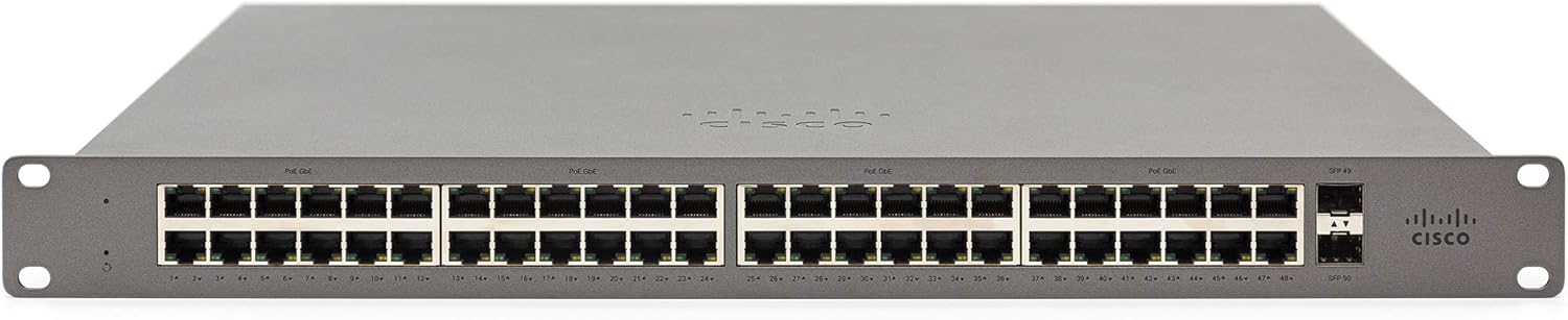 Meraki Go by Cisco | Switch de red de 48 puertos | Administrado en la ...