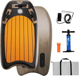 Freein Bodyboard Inflatable Kids Surfboard 40" Lightweight Surfboard ...