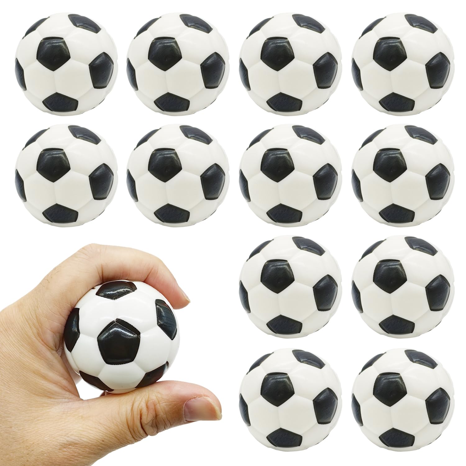 Amazon.com: Urspasol 12 Pack Mini Soccer Stress Balls 2 Inch Small ...