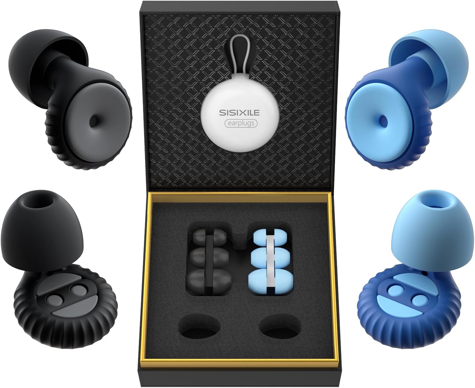 Amazon.com: Ear Plugs for Sleeping Noise Cancelling : 2 Pairs Ear Plugs ...