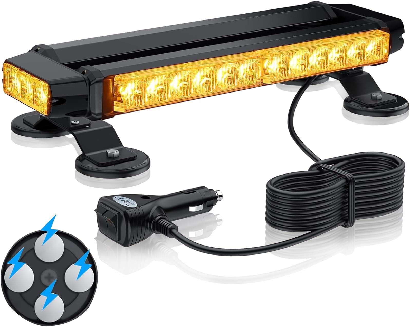 eSynic Flashing Beacon Lights IP65 Waterproof Magnetic Beacon Light ...