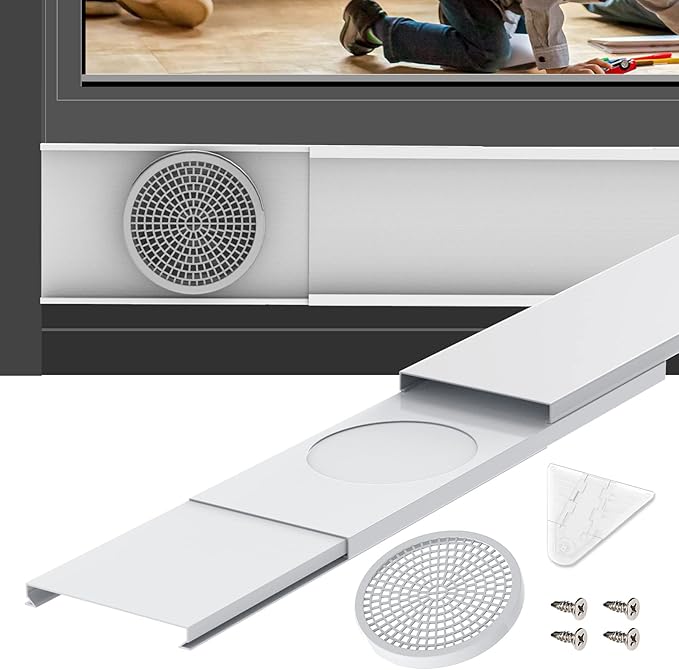 GCGOODS Portable AC Window Kit for 5 Inch Diameter Portable AC Exhaust ...