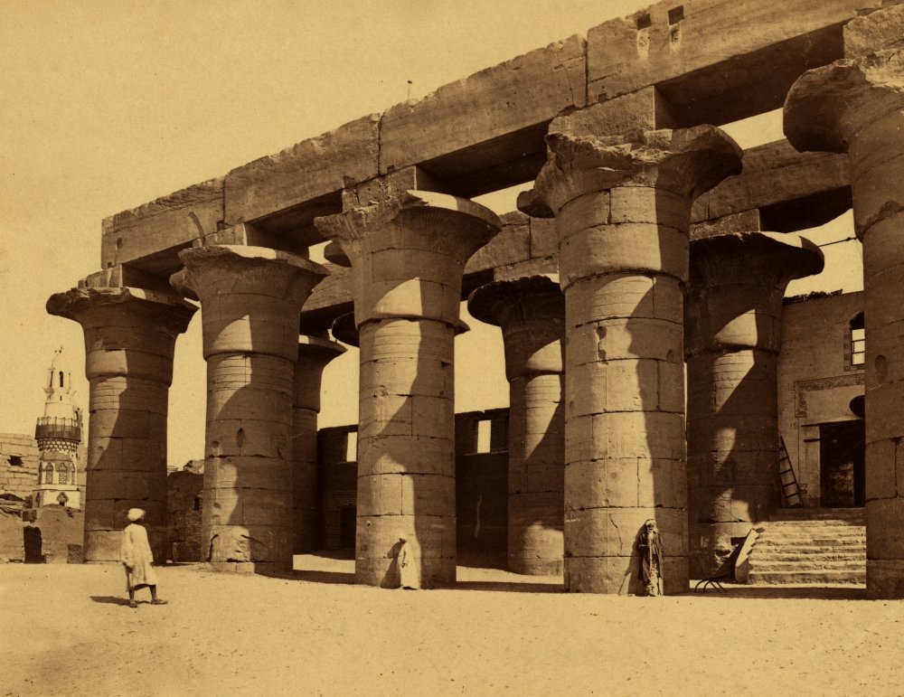 Buy Egypt - Luxor - columns of portico Ancient Egyptian city of Thebes ...