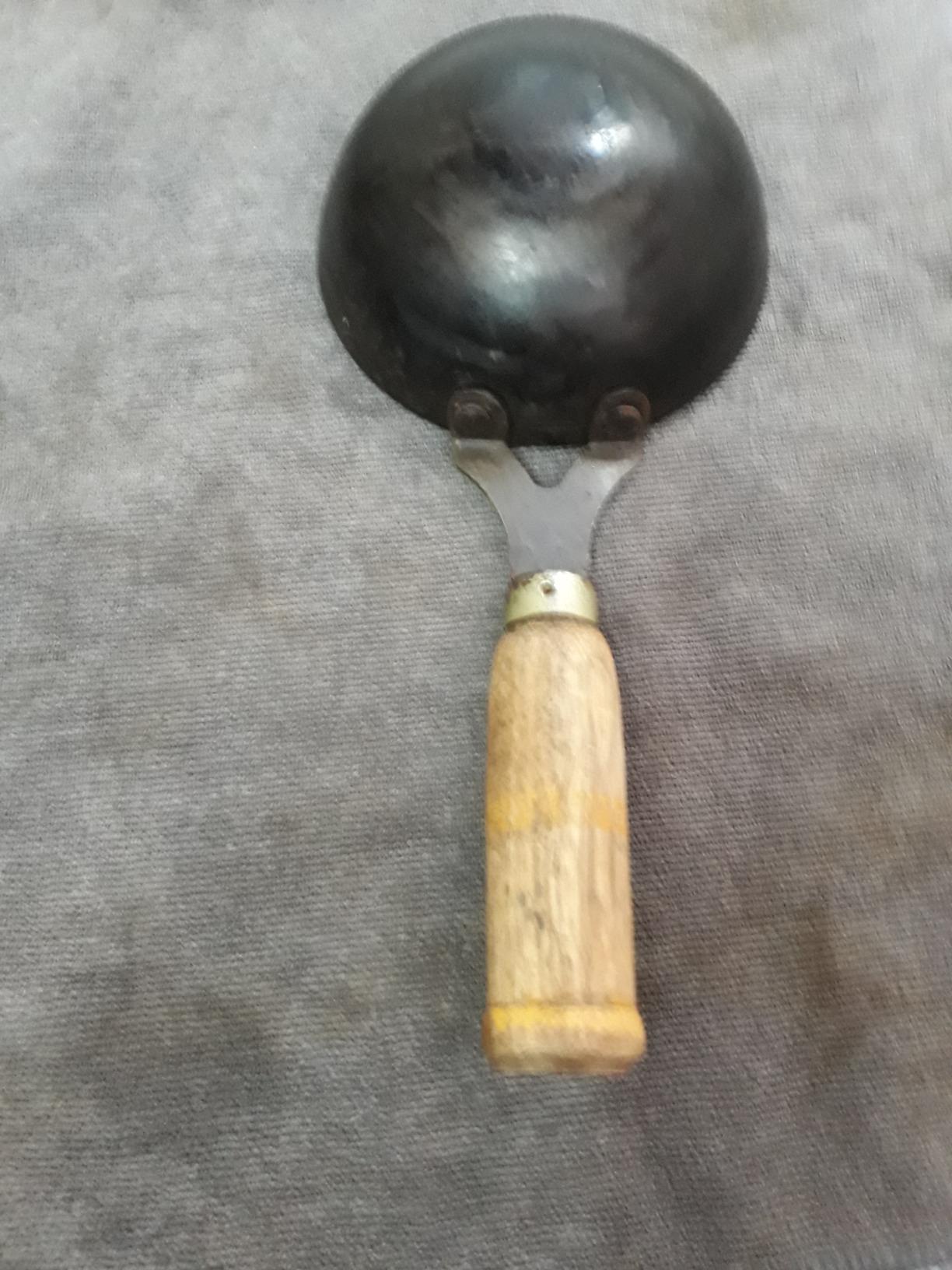 HATIMI'S Original Iron, Lokhand, LohaTadka Pan Fry, Pan with Wooden ...