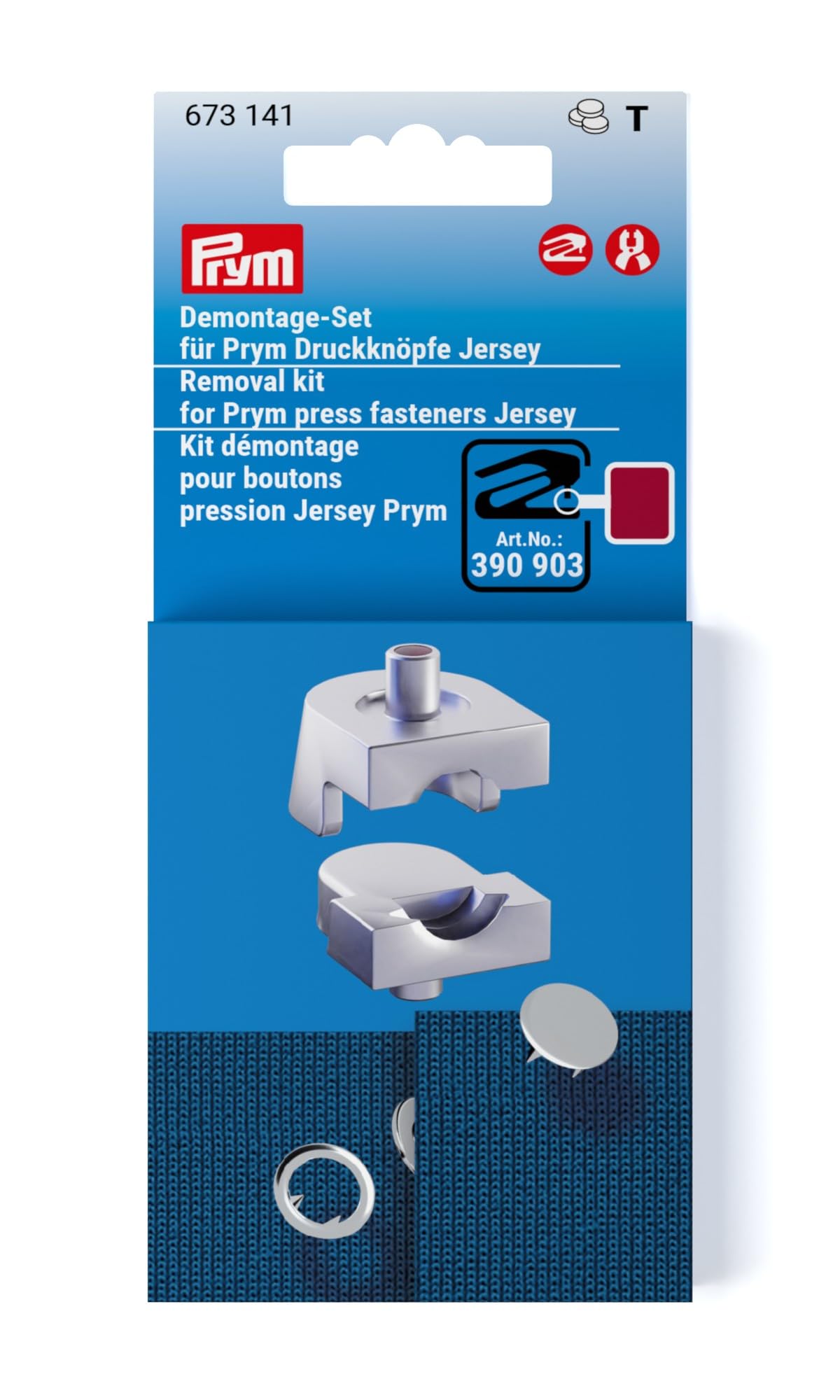 Prym 673141 Demontage-Set für Prym Druckknöpfe Jersey, 8 und 10 mm ...