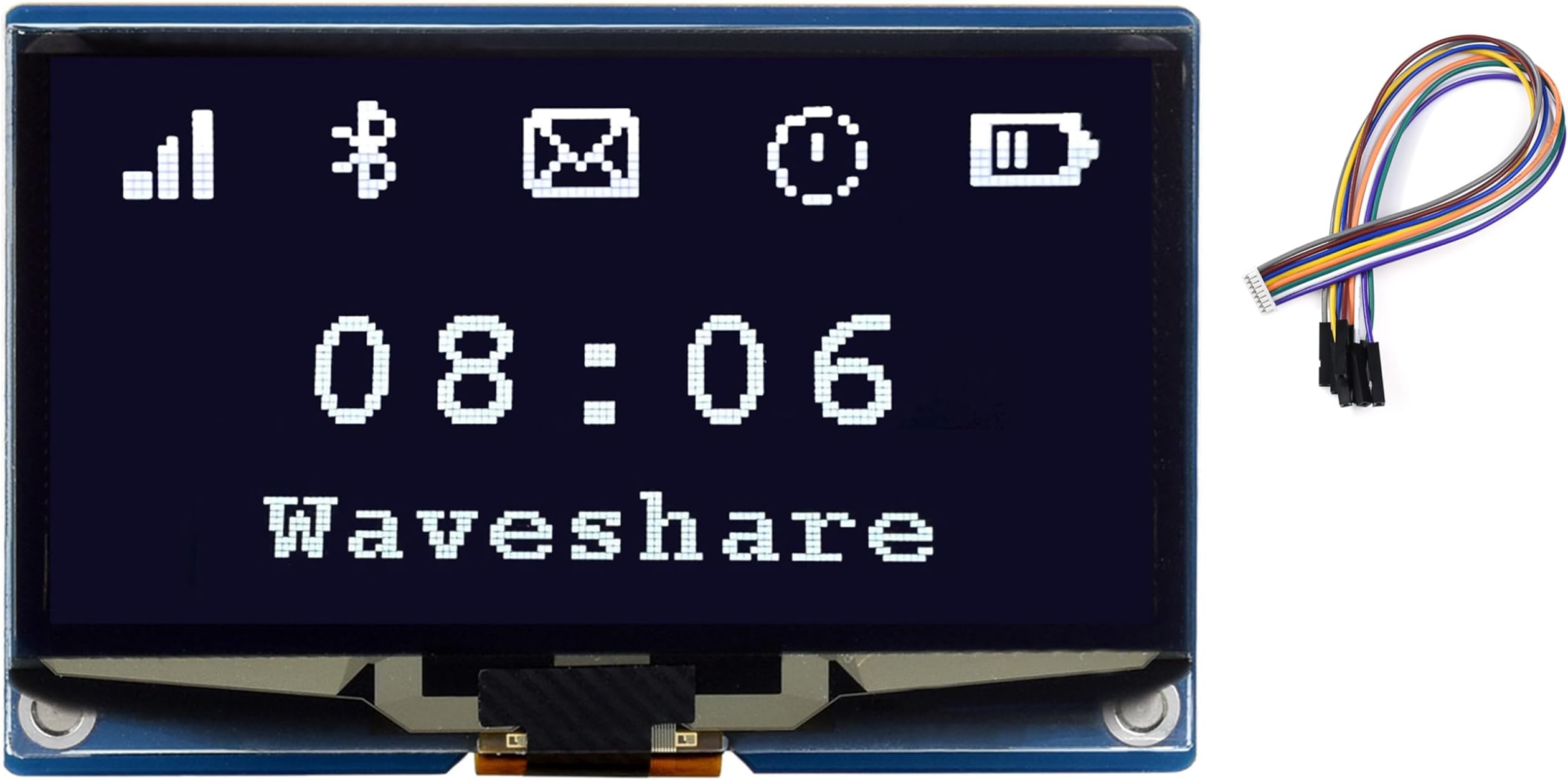 Amazon.com: ACEIRMC 2.42 inch 128x64 OLED LCD Display Module SSD1309 7 ...