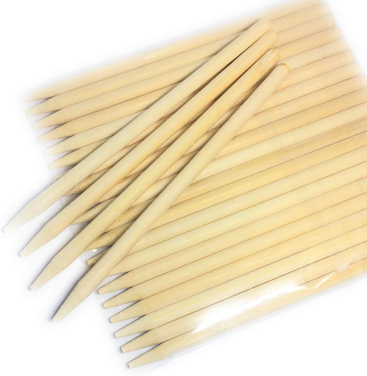 Amazon.com: 50pcs 6 in Pointed Sticks For Caramel Candy Apple - Heavy ...