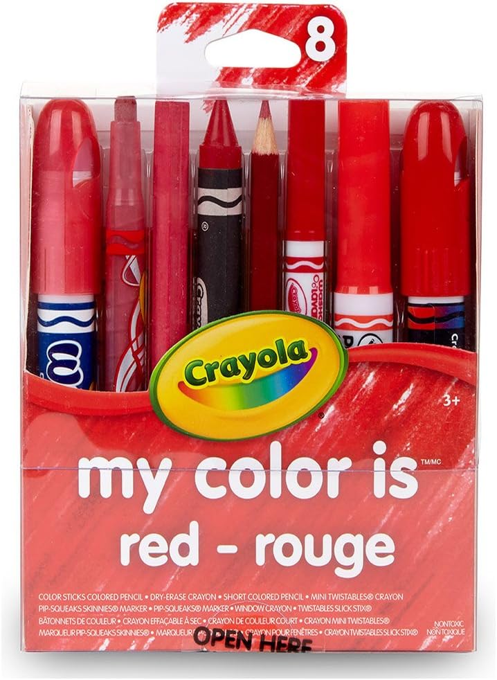 Amazon.com: Crayola My Color is (Red) : Toys & Games