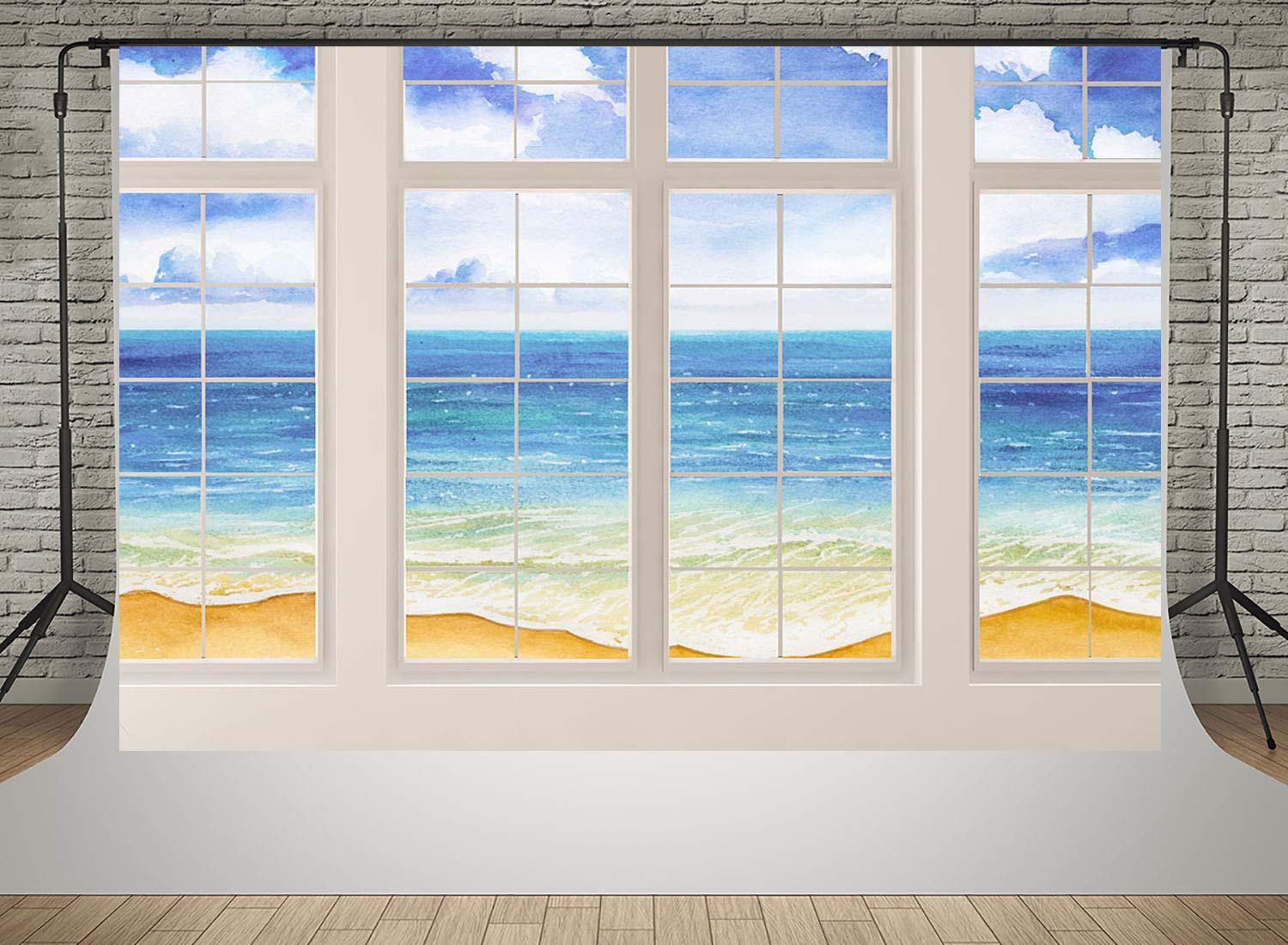 Kate 7x5ft Summer Sea View Room Backgrounds For Photography Interior ...