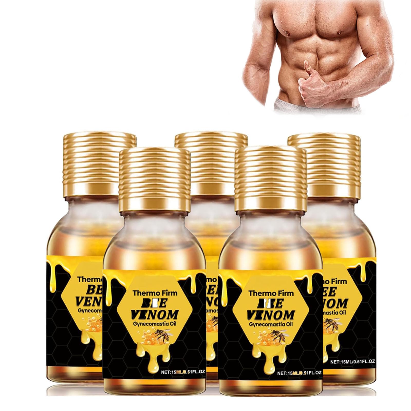 Buy Thermofirm Bee Venom Gynecomastia Oil, Bee Venom Gynecomastia ...