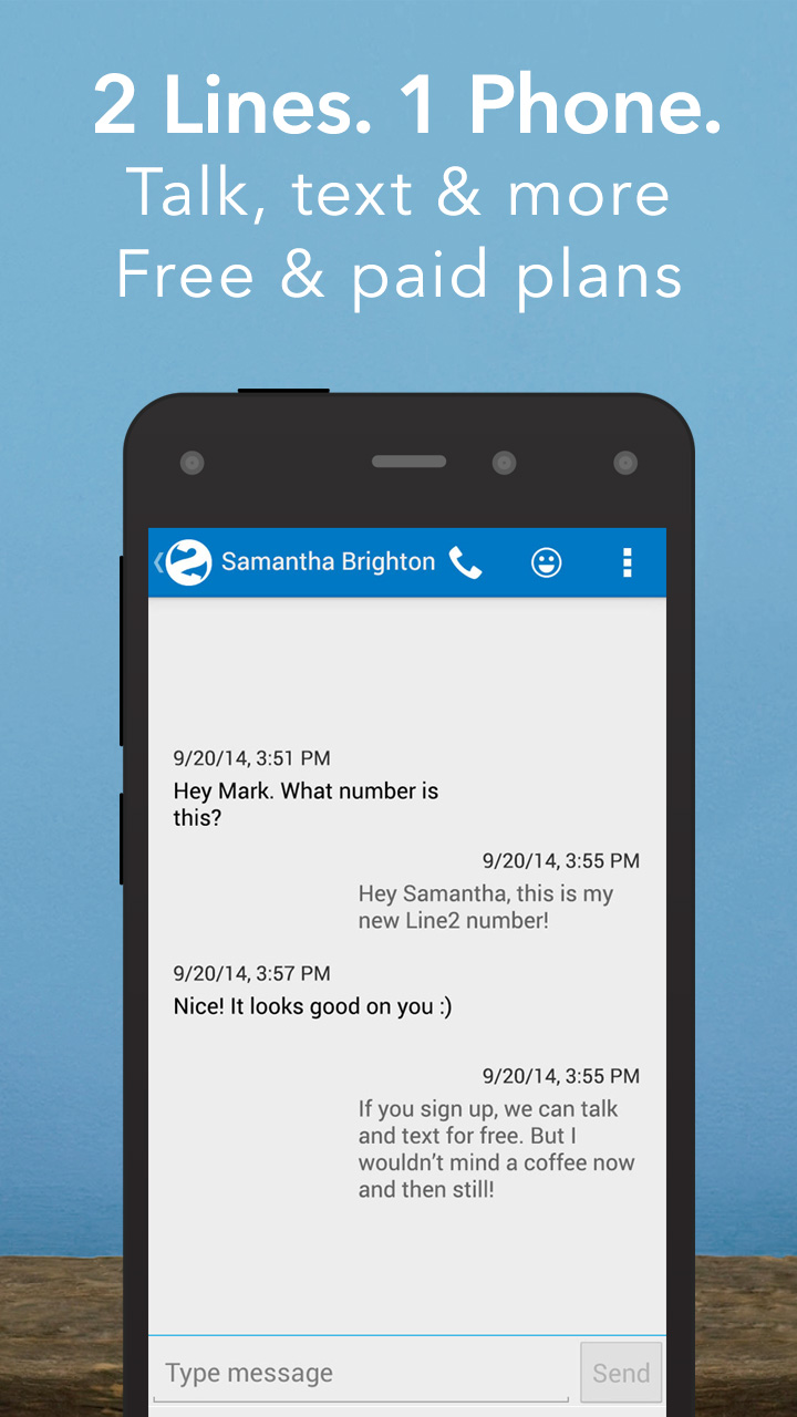 Line 2 - Get a second line on your phone! VOIP Calls + Texting - App on ...