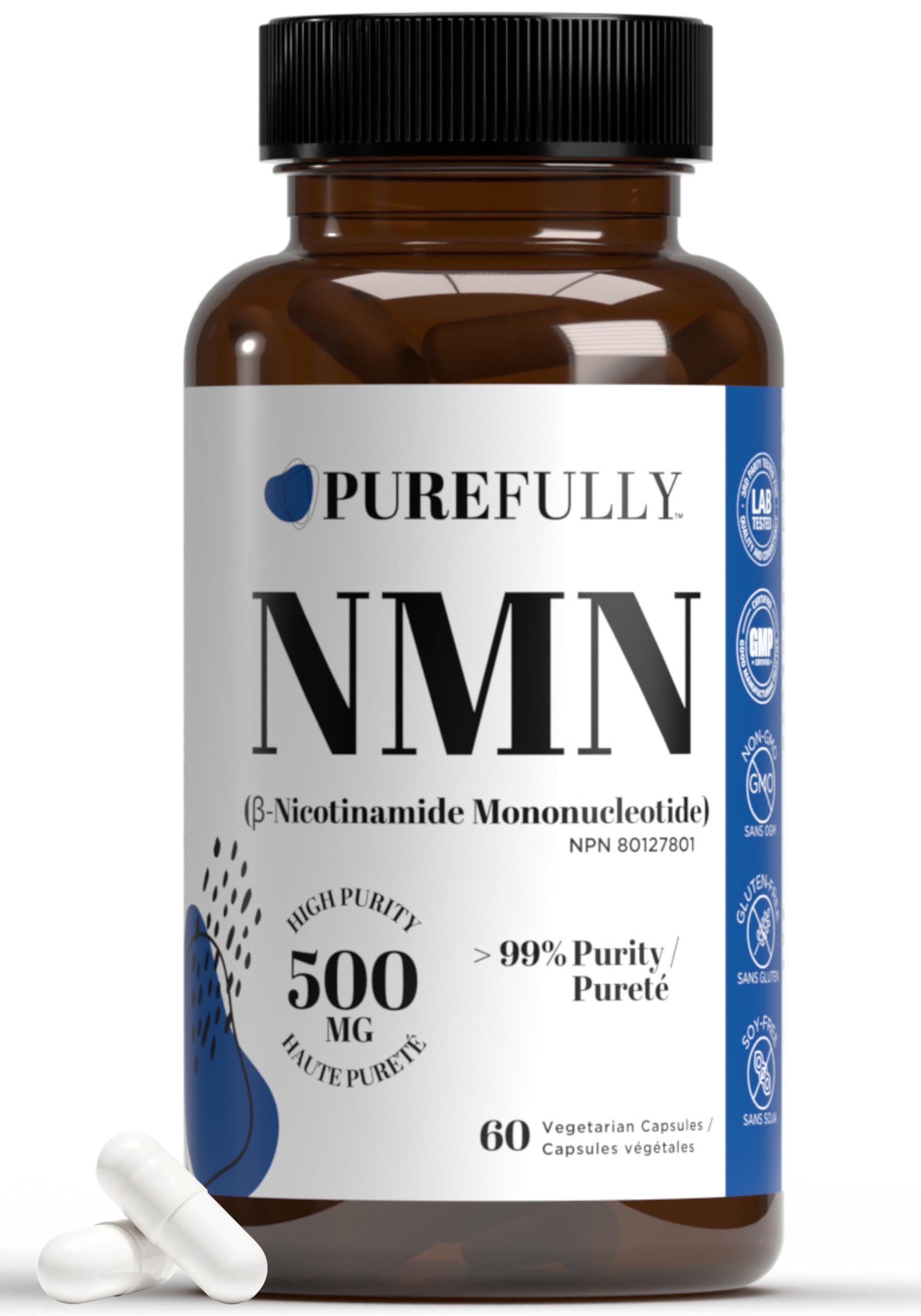 Highly Purified 500mg NMN – Maximum Potency Uthever Formula - 3rd Party ...