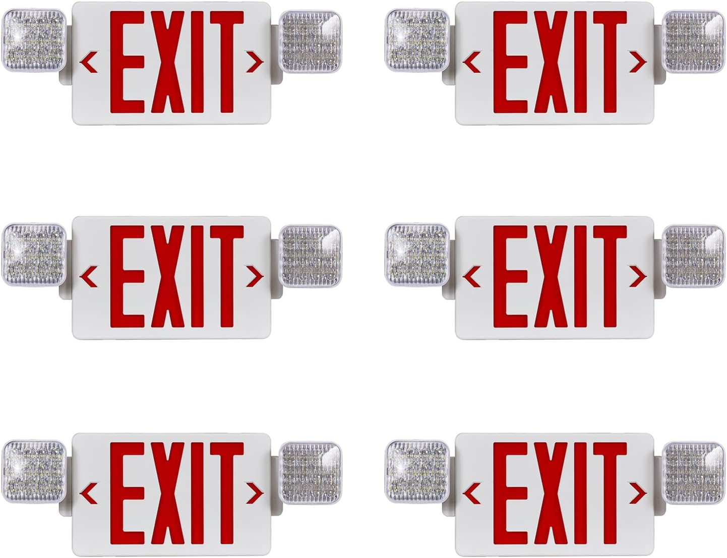CM MZY LED Exit Sign with Emergency Lights,Exit Sign Lights with ...
