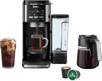 Amazon.com: Ninja DualBrew Pro Hot & Iced Coffee Drip Coffee Maker ...
