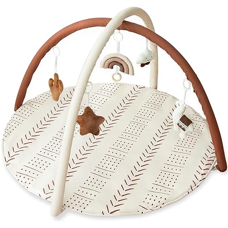 Amazon.com : Baby Gym Mat Infant Activity Gym Mudcloth Baby Activity ...