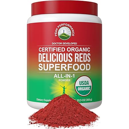 Amazon.com: Organic Reds Superfood Powder. Best Tasting Organic Red ...