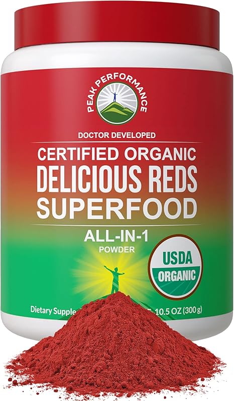 Amazon.com: Organic Reds Superfood Powder. Best Tasting Organic Red ...