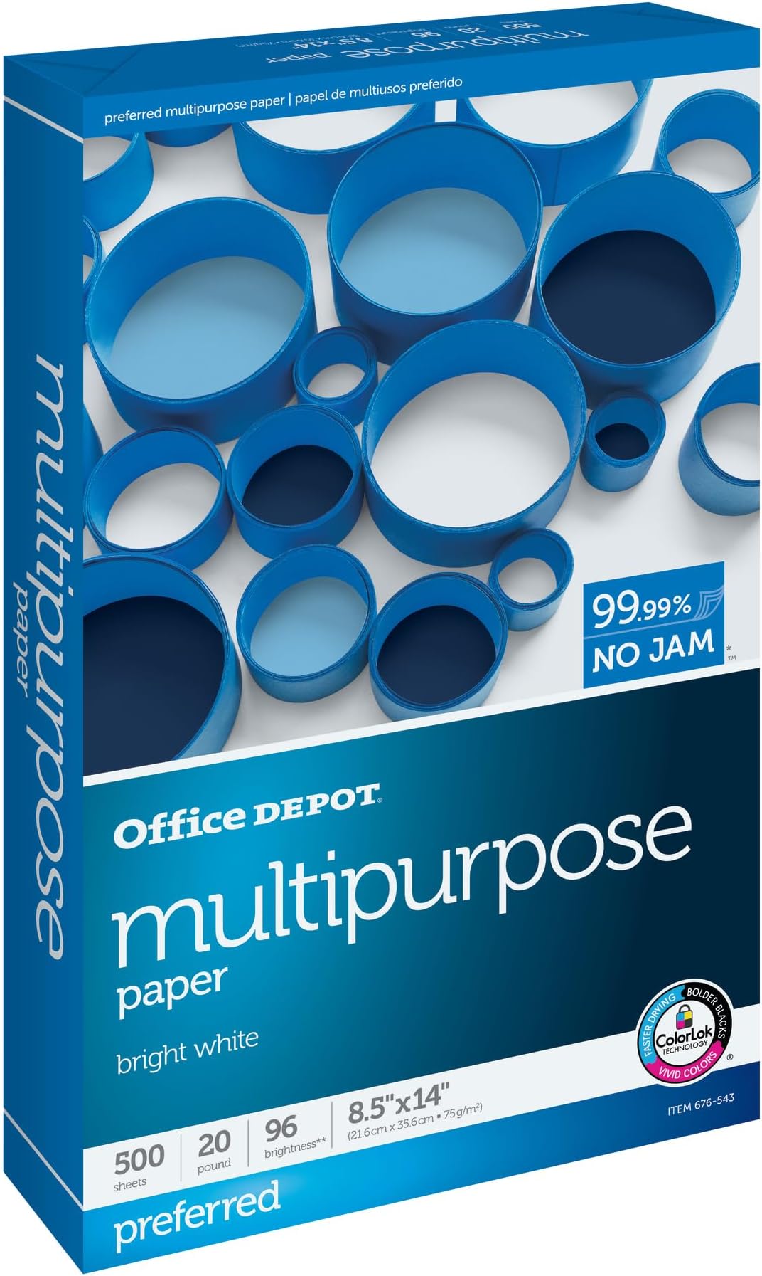Amazon.com : Office Depot® Multi-Use Printer & Copy Paper, 1 Ream ...