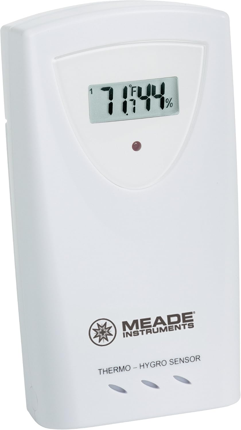 Meade Instruments TS33C-M Temperature and Humidity Sensor with LCD ...